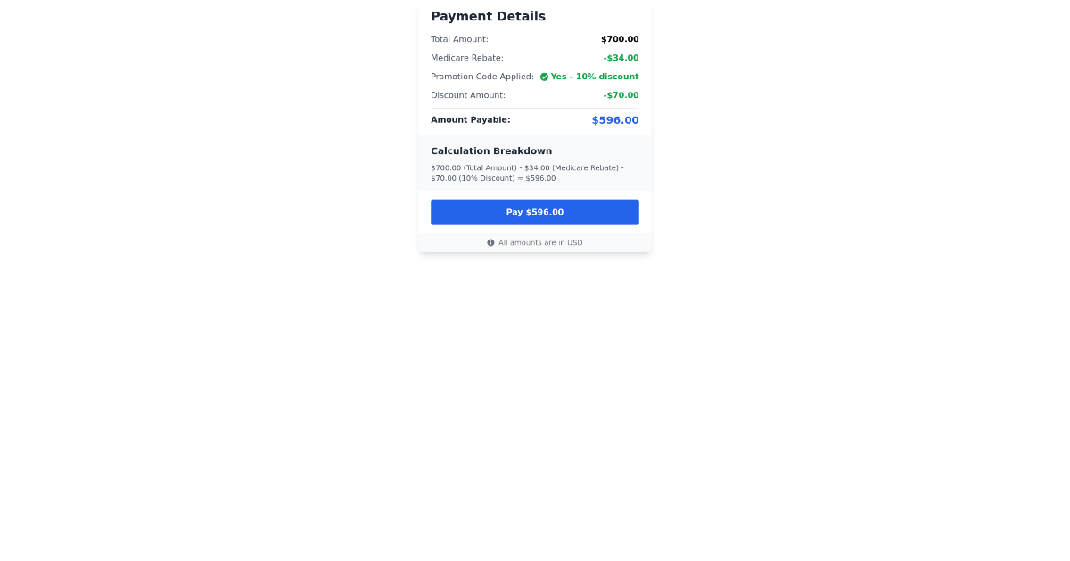 Payment Details - Free React, Tailwind Component