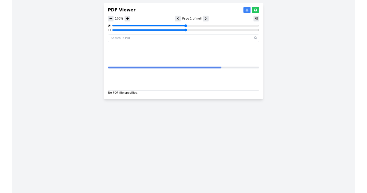 P D F Viewer - Free React, Tailwind Component
