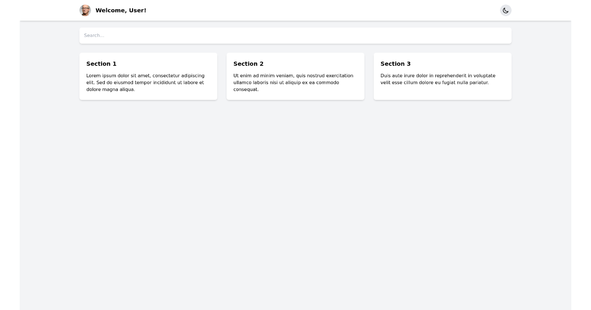 Personalized Interactive Dashboard - Free Html, Tailwind Component