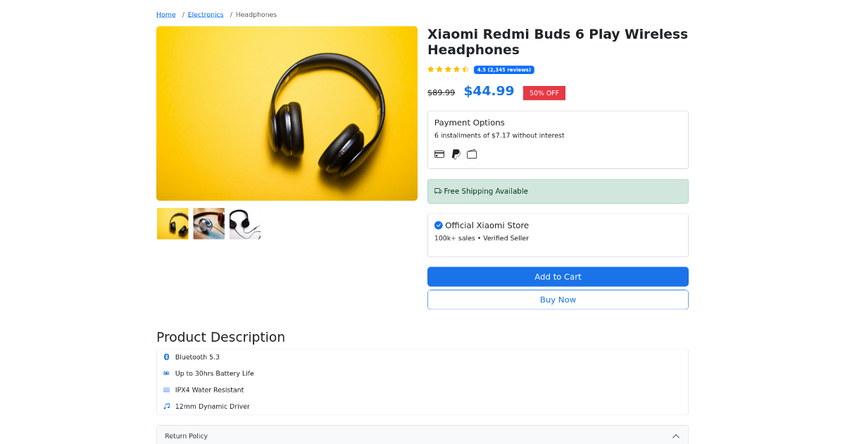 Bootstrap HTML Photo Gallery - Click to Enlarge Images
