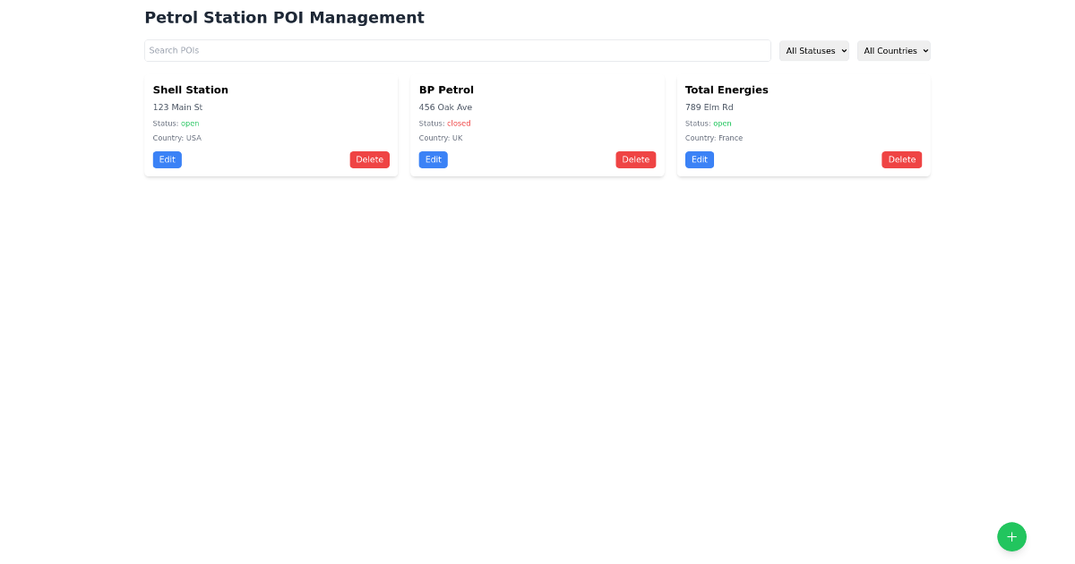 P O I Management - Free Angular, Tailwind Component