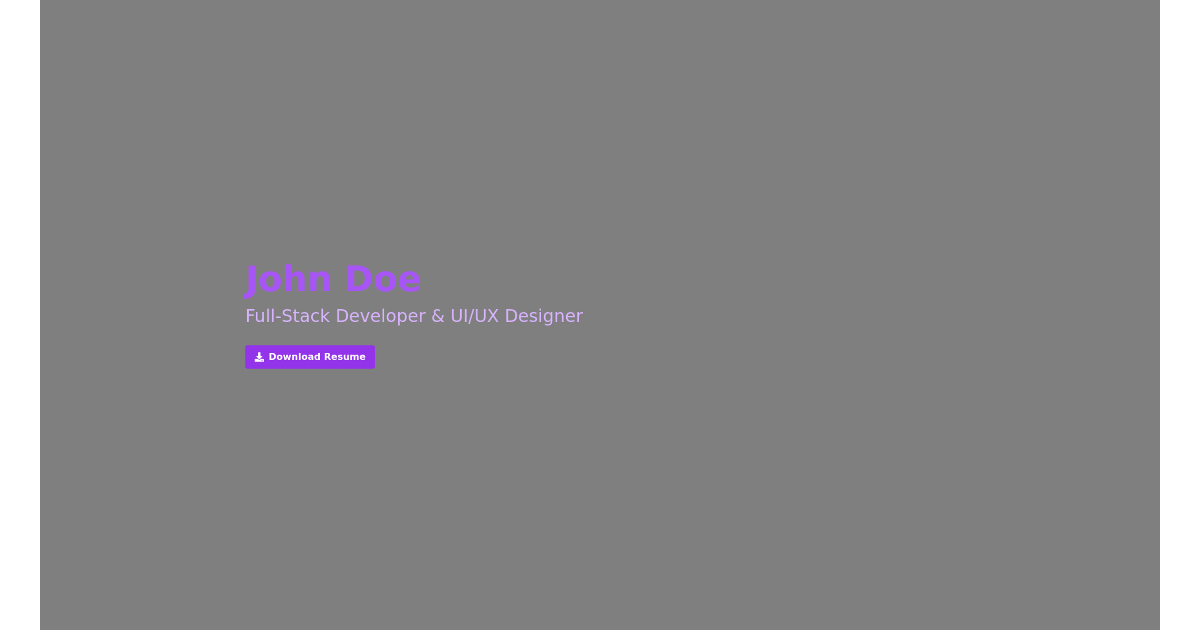 Hero Section - Free React, Tailwind Component