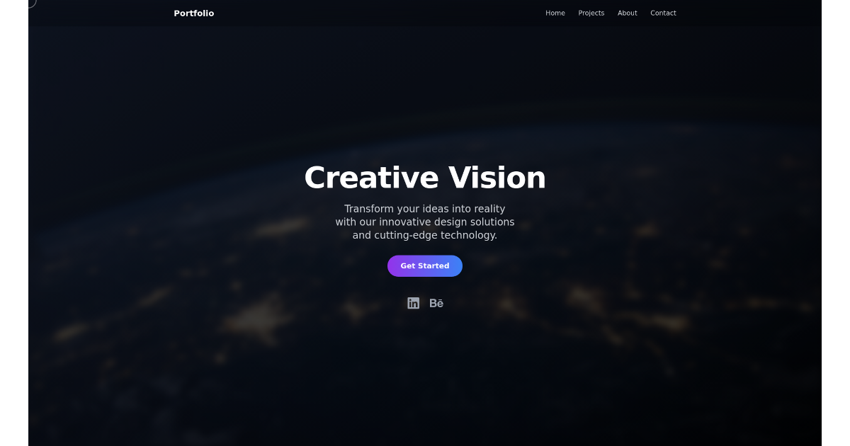 Hero Section - Free React, Tailwind Component