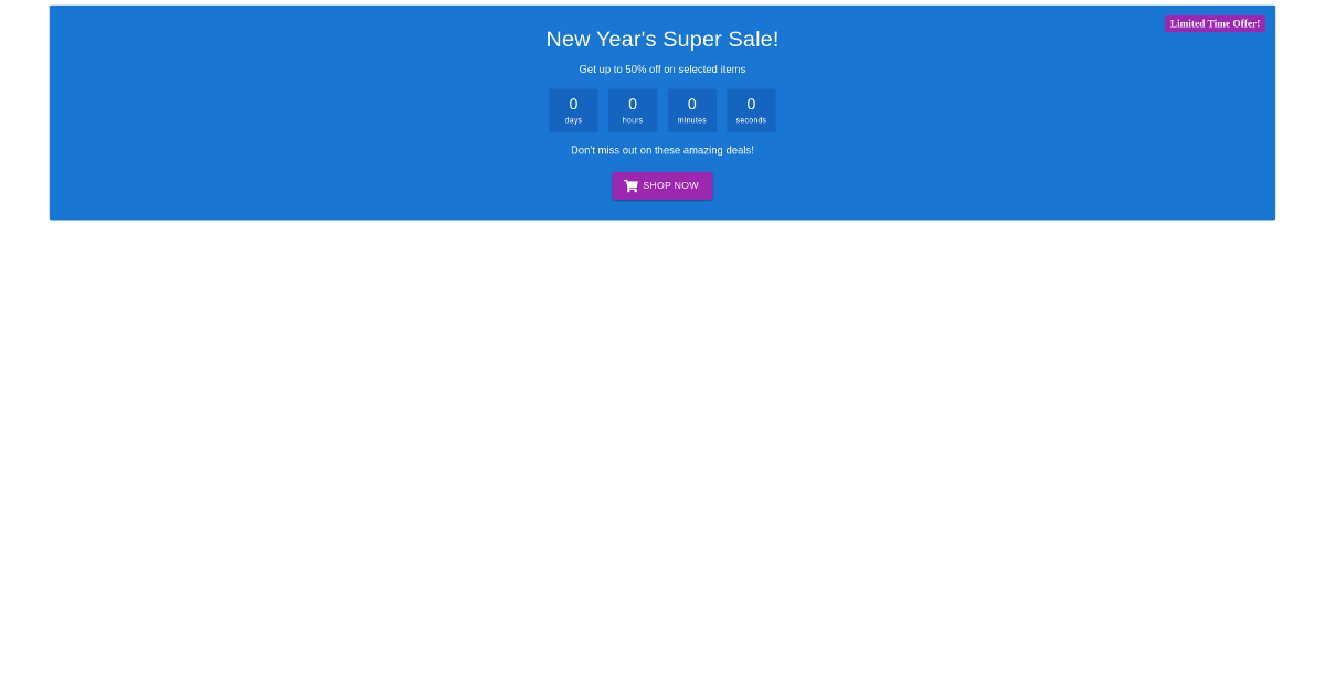Promo Section - Free React, Mui Component