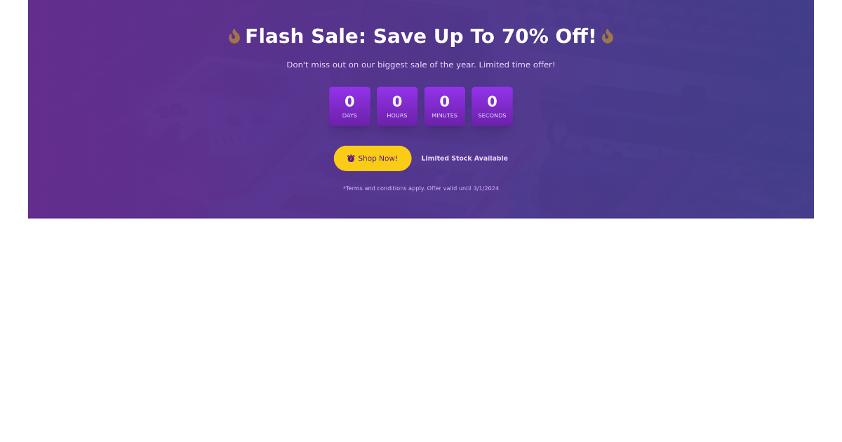 Promo Section - Free React, Tailwind Component