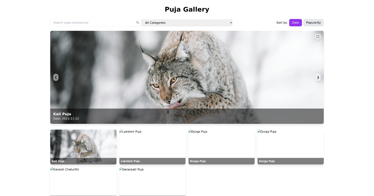 Categories - Free React, Tailwind Component