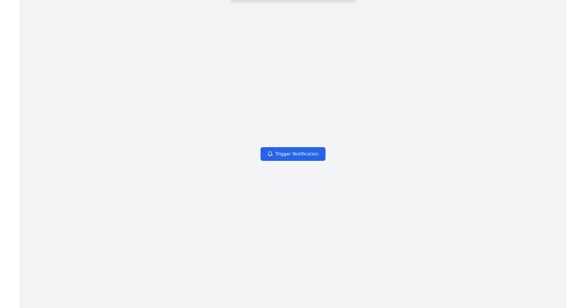 Notification - Free React, Tailwind Component
