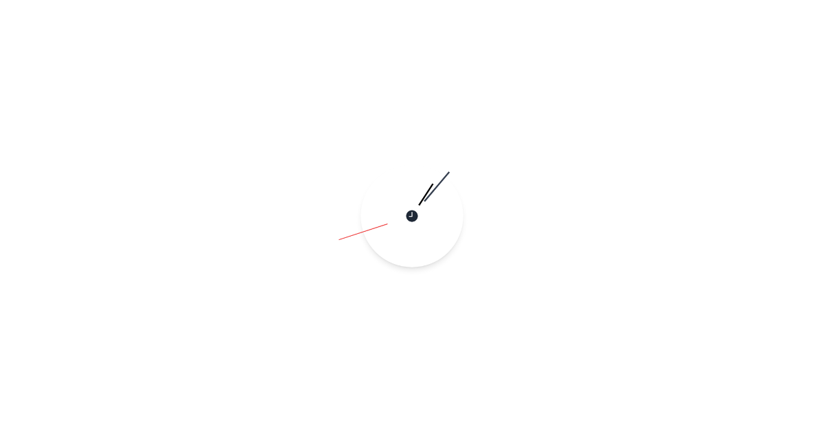 Analog Clock - Free React, Tailwind Component