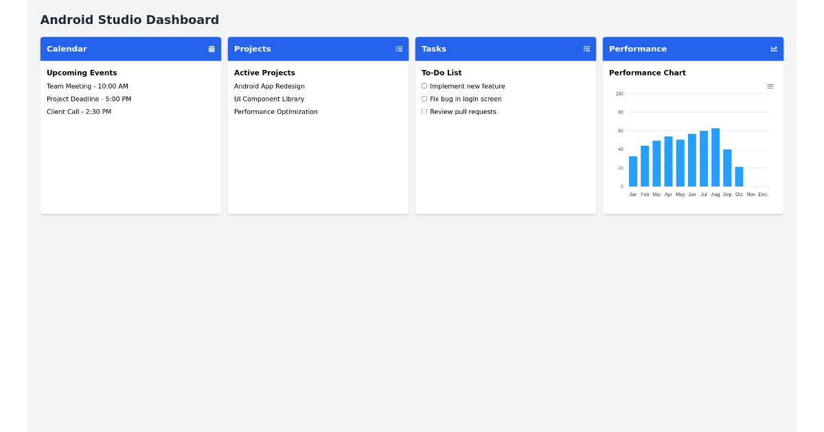 Dashboard - Free React, Tailwind Component