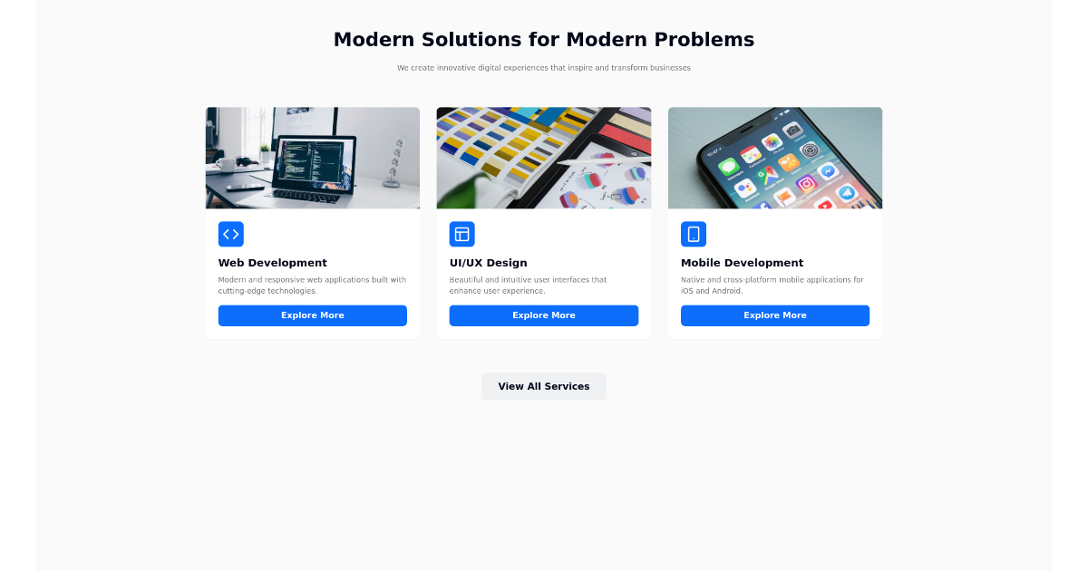 Landing Page - Free React, Tailwind Component