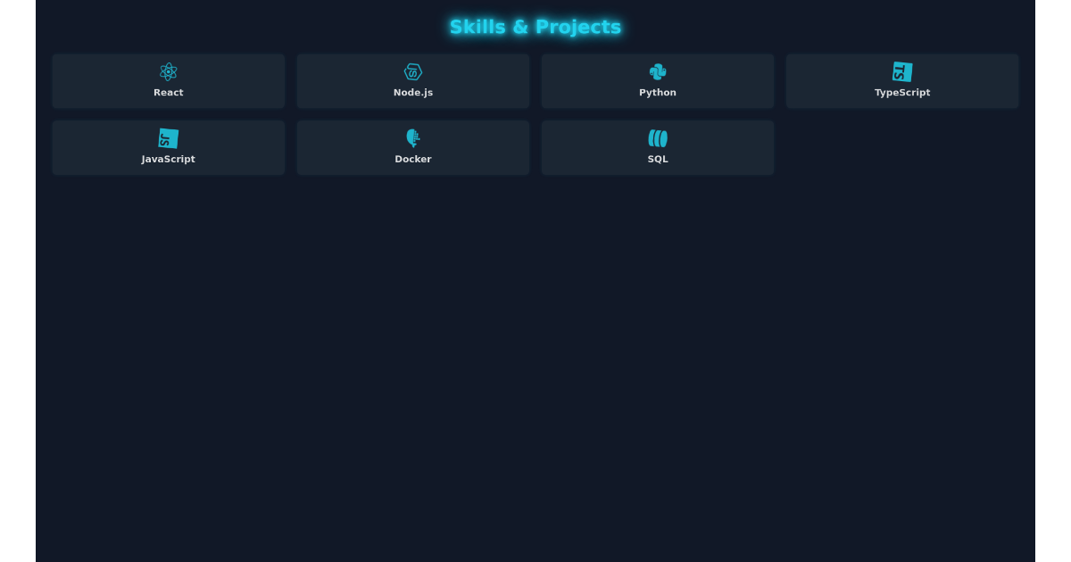 Skills - Free React, Tailwind Component