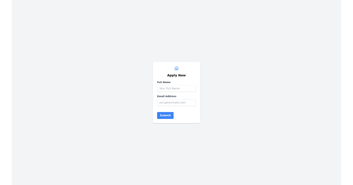 React Apply Component - Tailwind UI Library