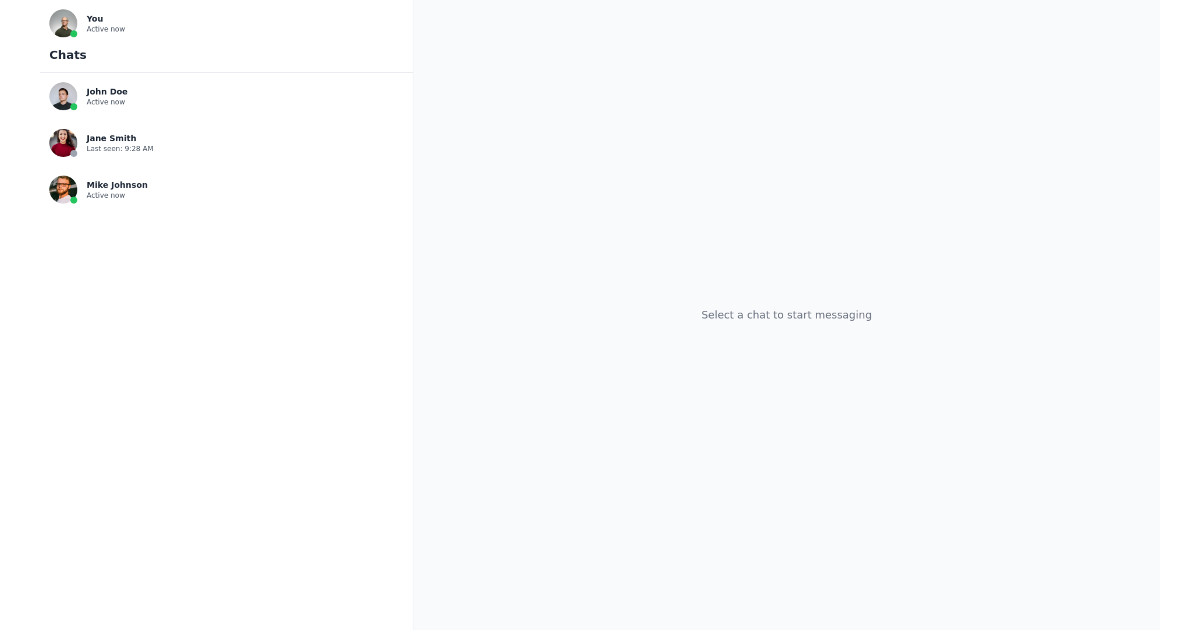Chat Room - Free React, Tailwind Component