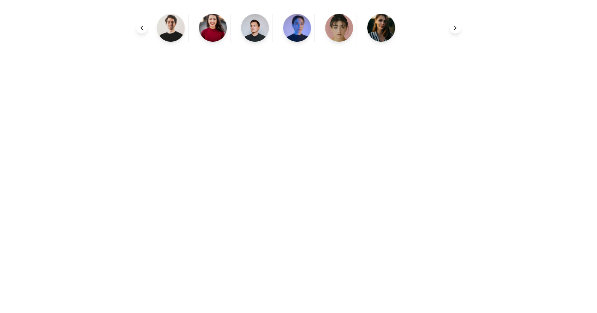 Avatar Scroll - Free React, Tailwind Component