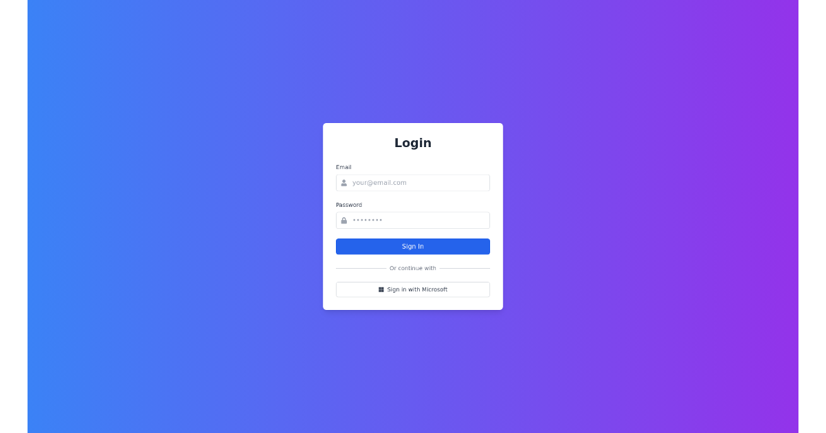 Login Page - Free React, Tailwind Component