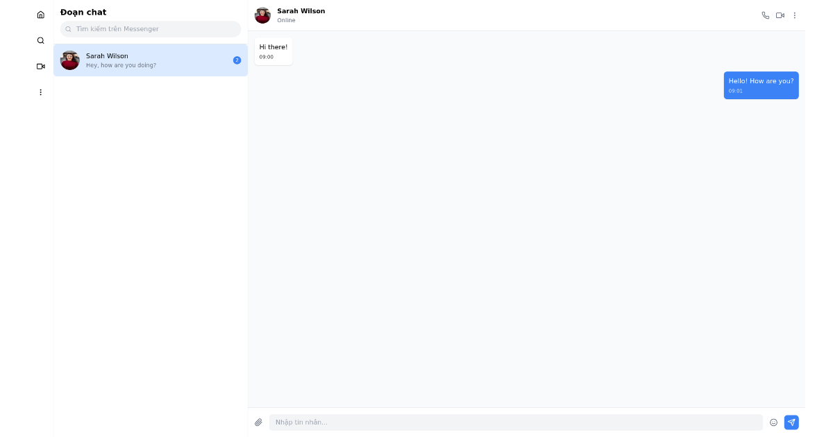 Chat App - Free React, Tailwind Component
