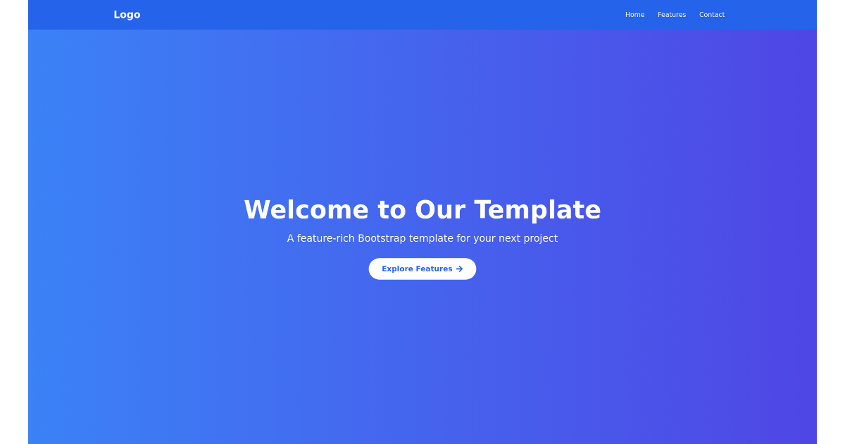 Feature Rich Template - Free React, Tailwind Component