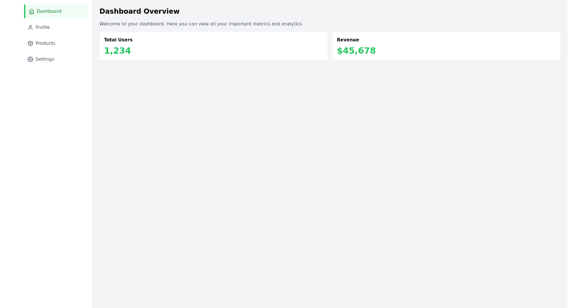 Vertical Tabs - Free React, Tailwind Component