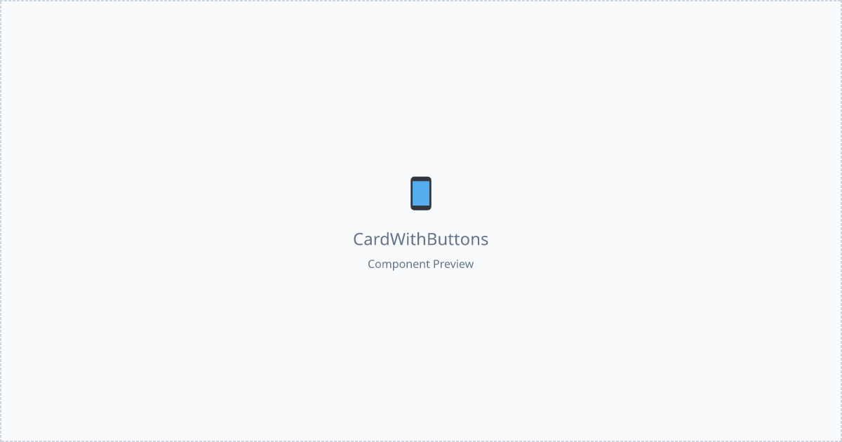 Card With Buttons - Free React, Tailwind Component