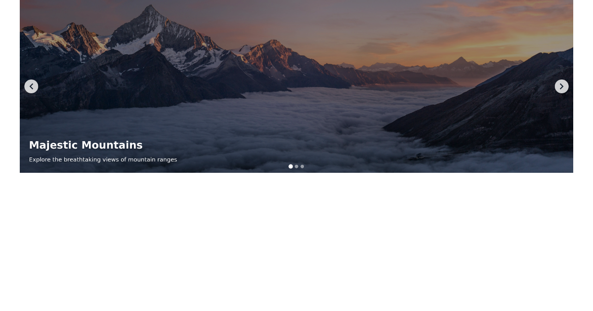 Carousel Slider - Free React, Tailwind Component