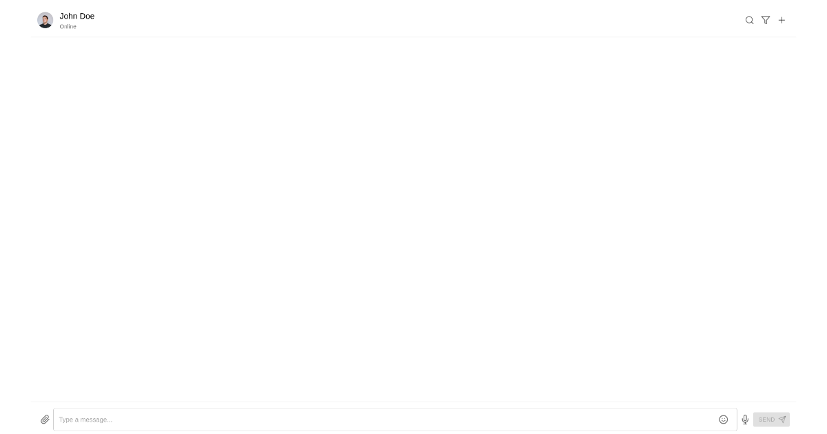 Chat Container - Free React, Mui Component