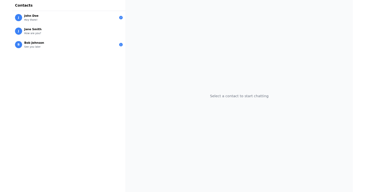 Chat Component - Free React, Tailwind Component