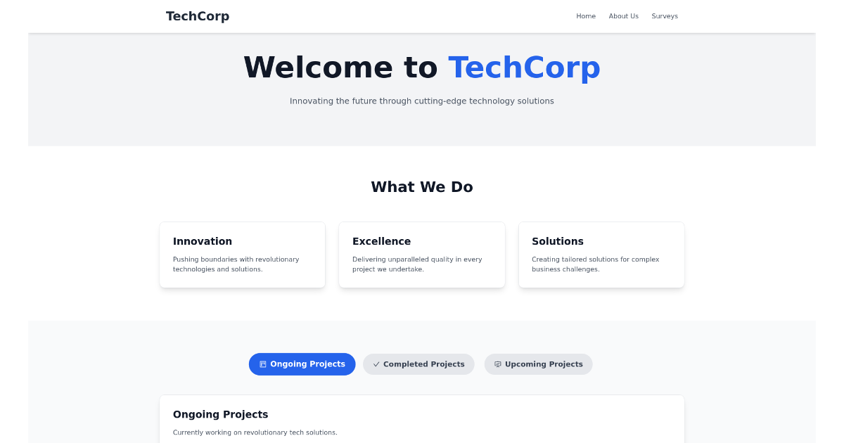 Landing Page - Free React, Tailwind Component