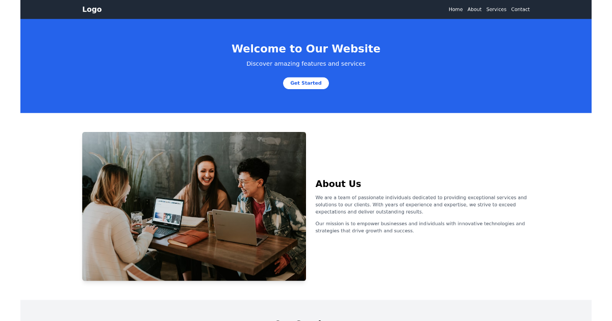 Web Component - Free React, Tailwind Component