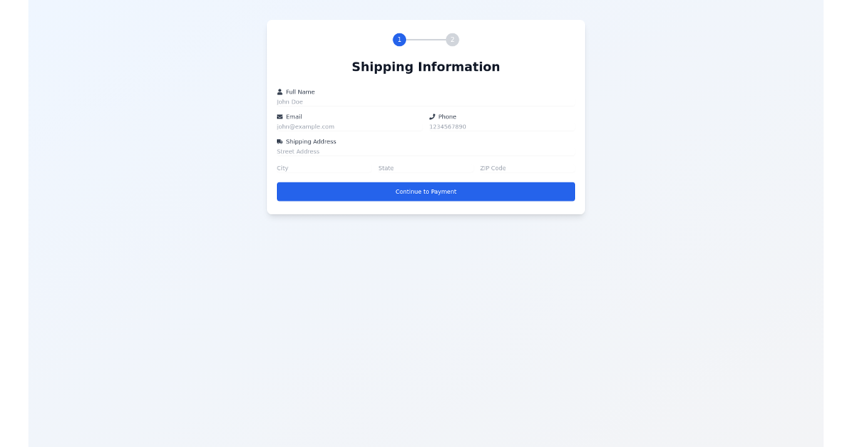 Payment Confirmation - Free React, Tailwind Component