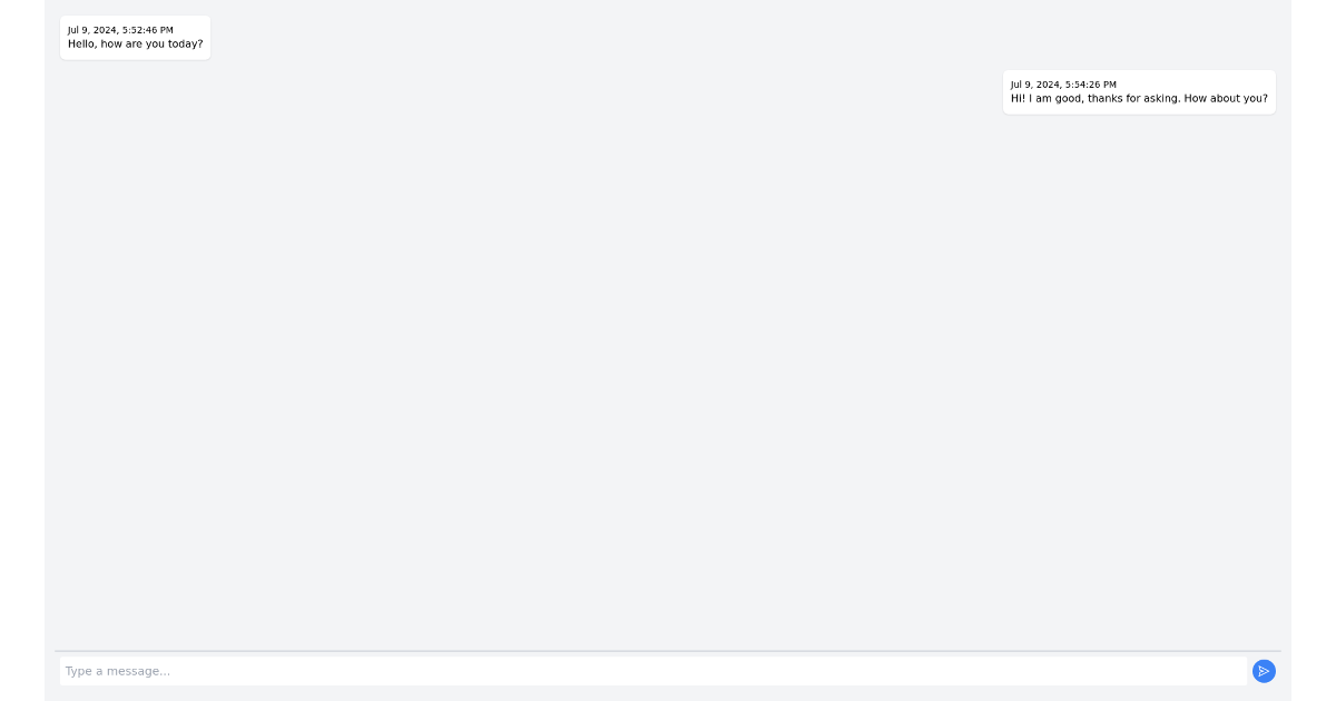 Chat Interface - Free React, Tailwind Component