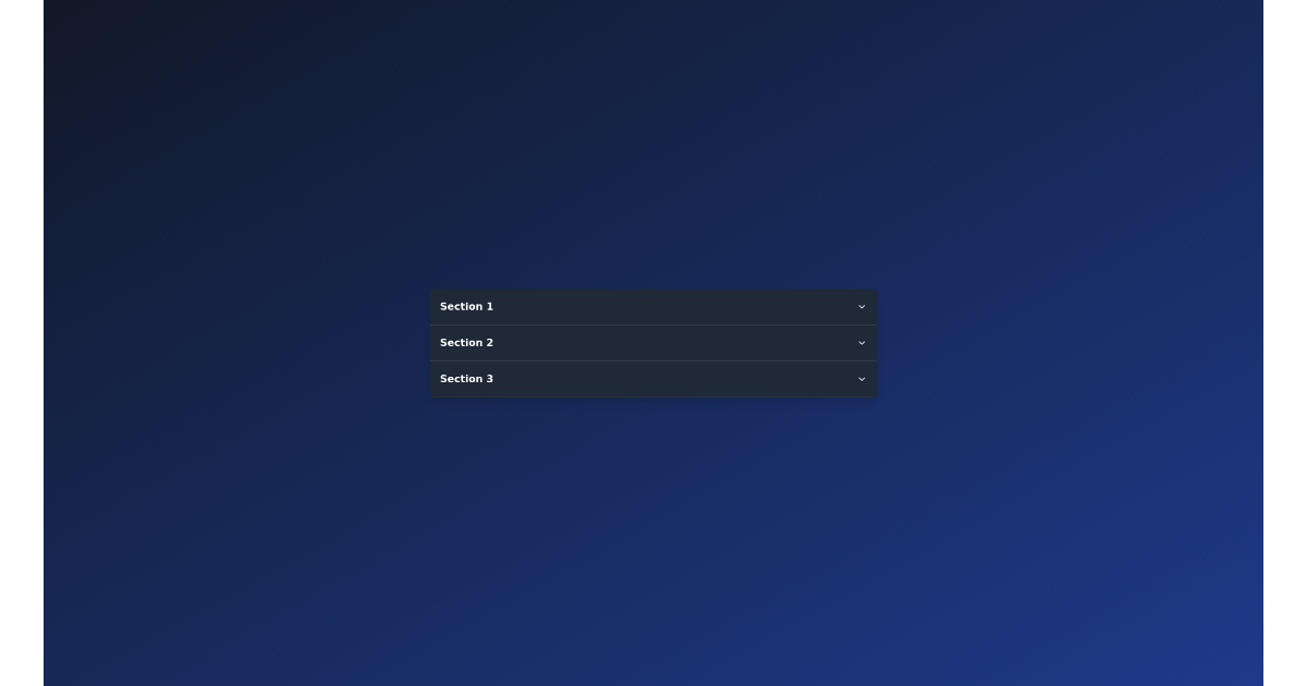 Accordion Item - Free React, Tailwind Component