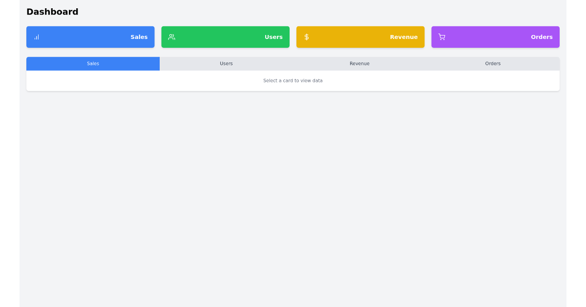 Dashboard - Free React, Tailwind Component
