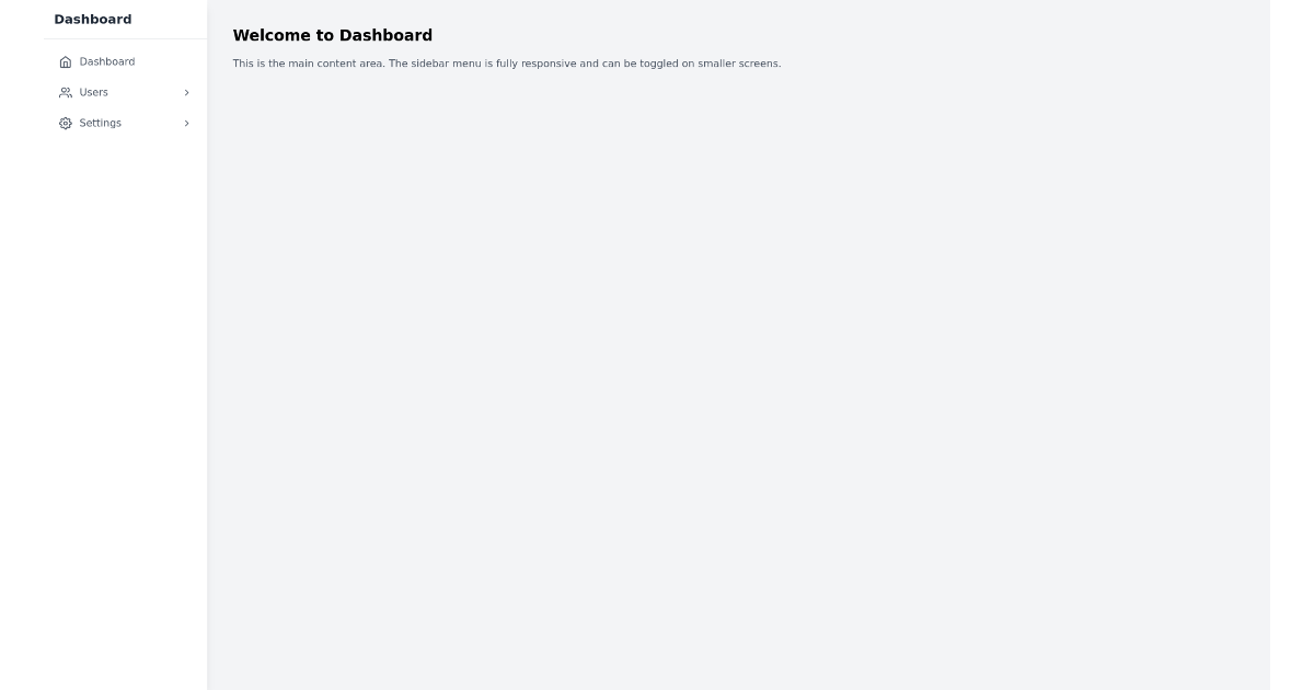 Menu Item - Free React, Tailwind Component