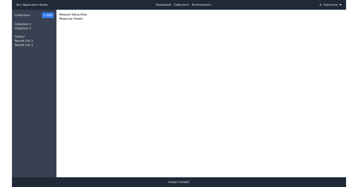 Api Dashboard Placeholder - Free React, Tailwind Component