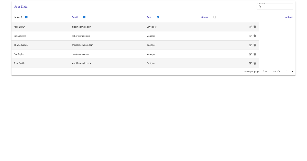 Styled Table Cell - Free React, Mui Component