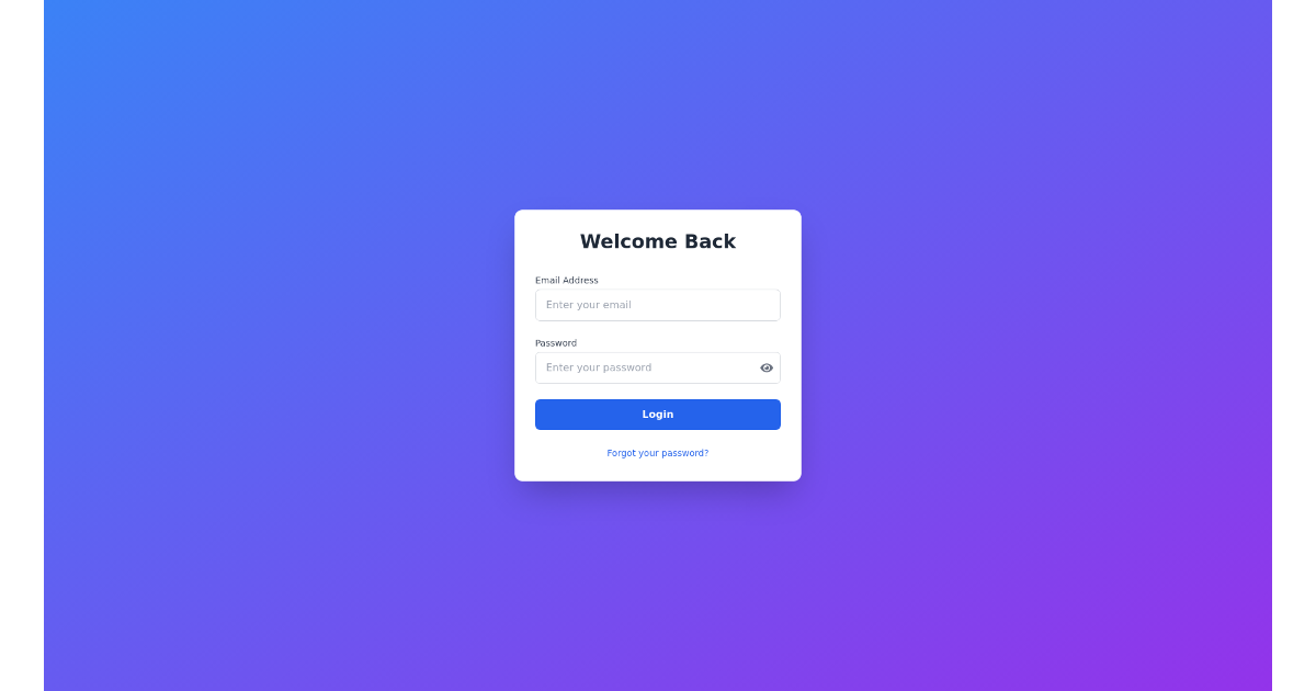 Login Form - Free React, Tailwind Component