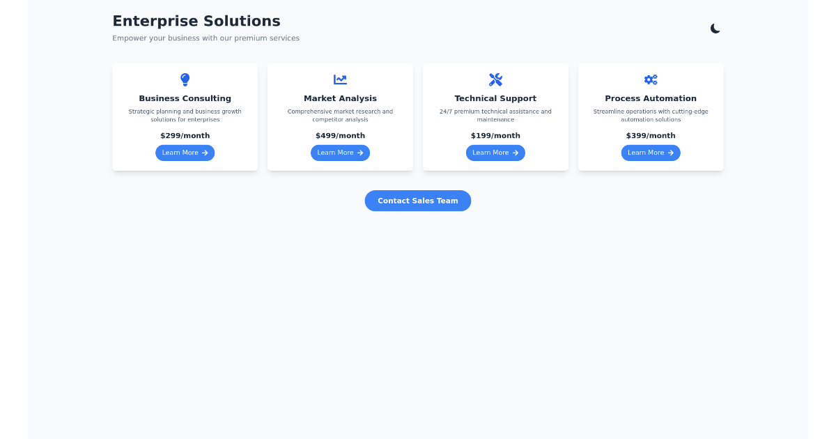 Commercial Services - Free React, Tailwind Component