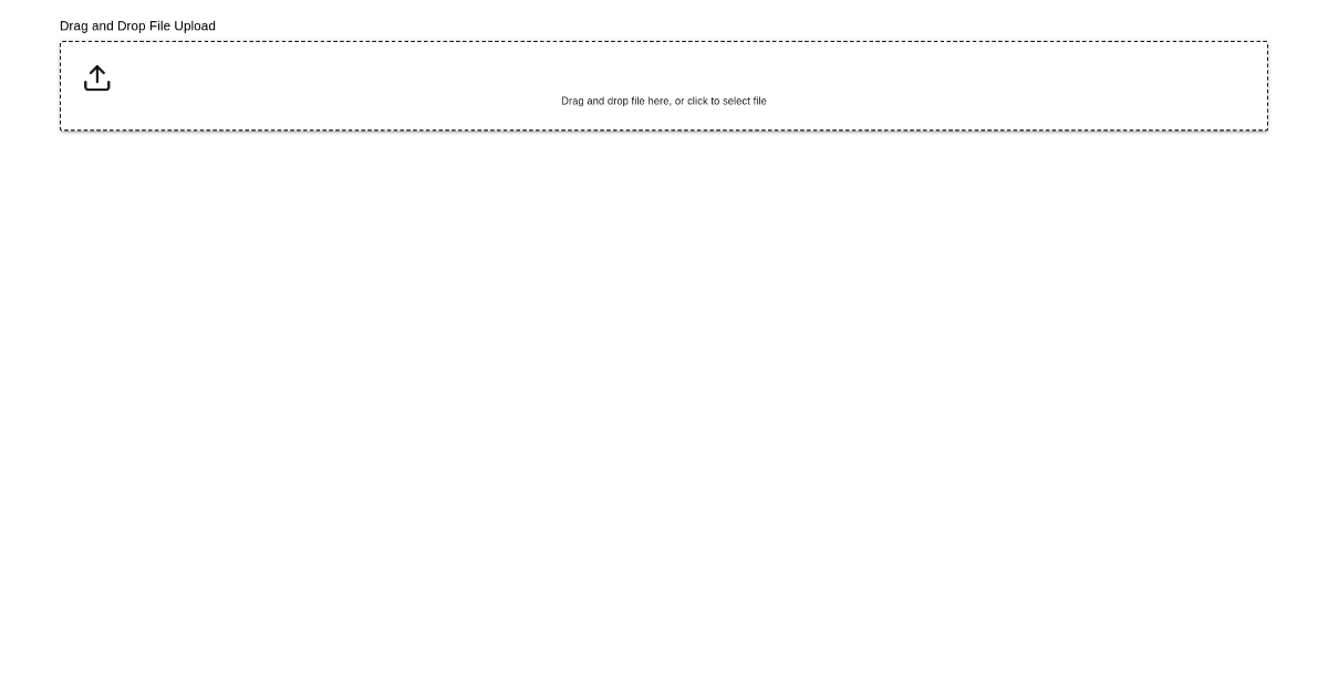 Drag Drop Uploader - Free React, Tailwind Component