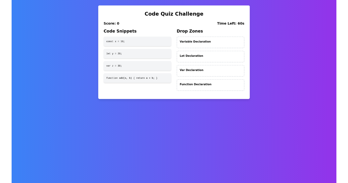 Code Snippets - Free React, Tailwind Component