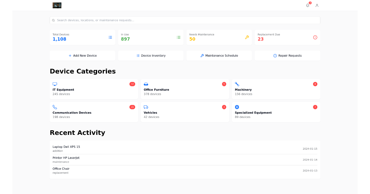 Device Categories - Free React, Tailwind Component