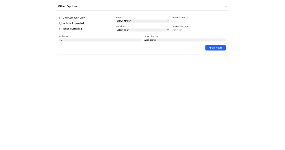Filter Component - Free React, Tailwind Component