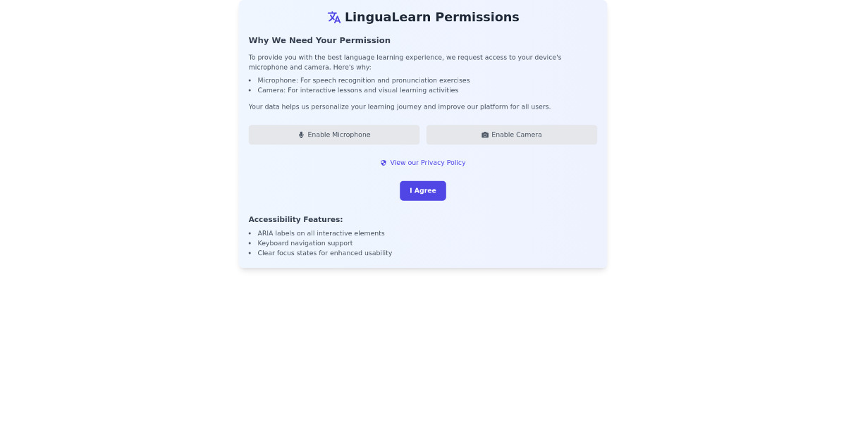 Permission Section - Free React, Tailwind Component