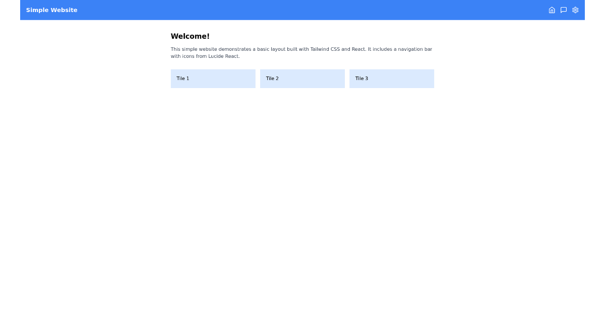 Tile Layout - Free React, Tailwind Component