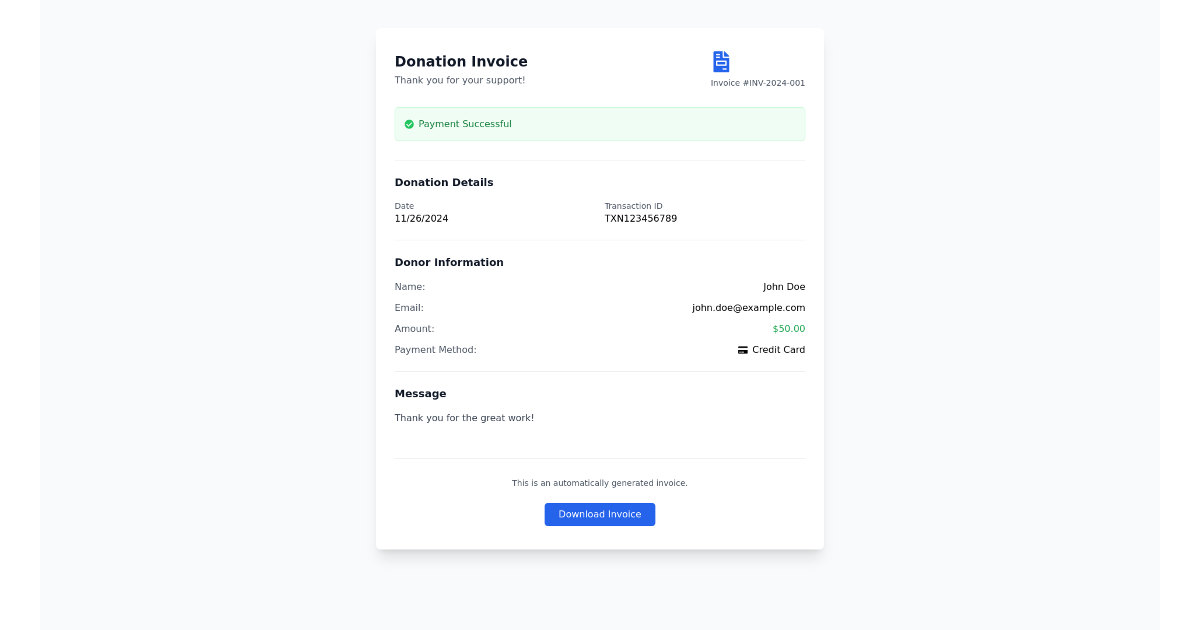 Buy Me a Coffee - Free React, Tailwind Component