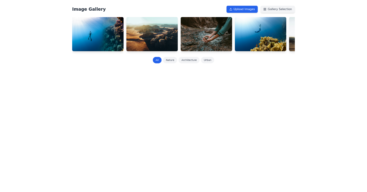Image Gallery - Free React, Tailwind Component