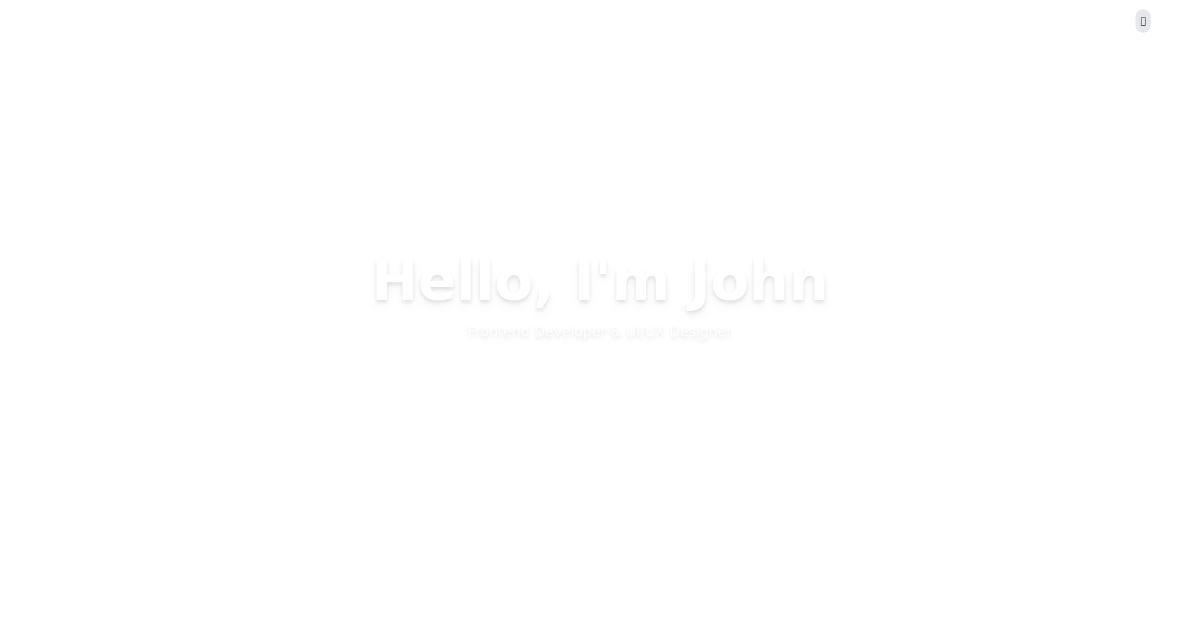 Portfolio - Free React, Tailwind Component