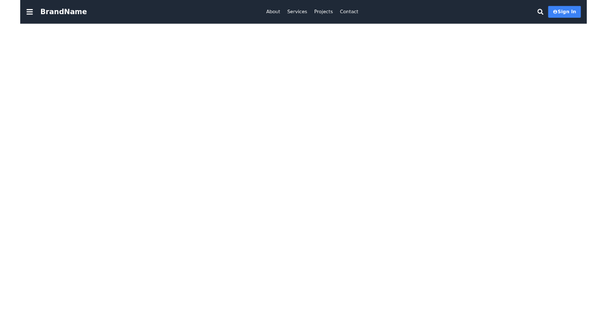 App Header - Free React, Tailwind Component