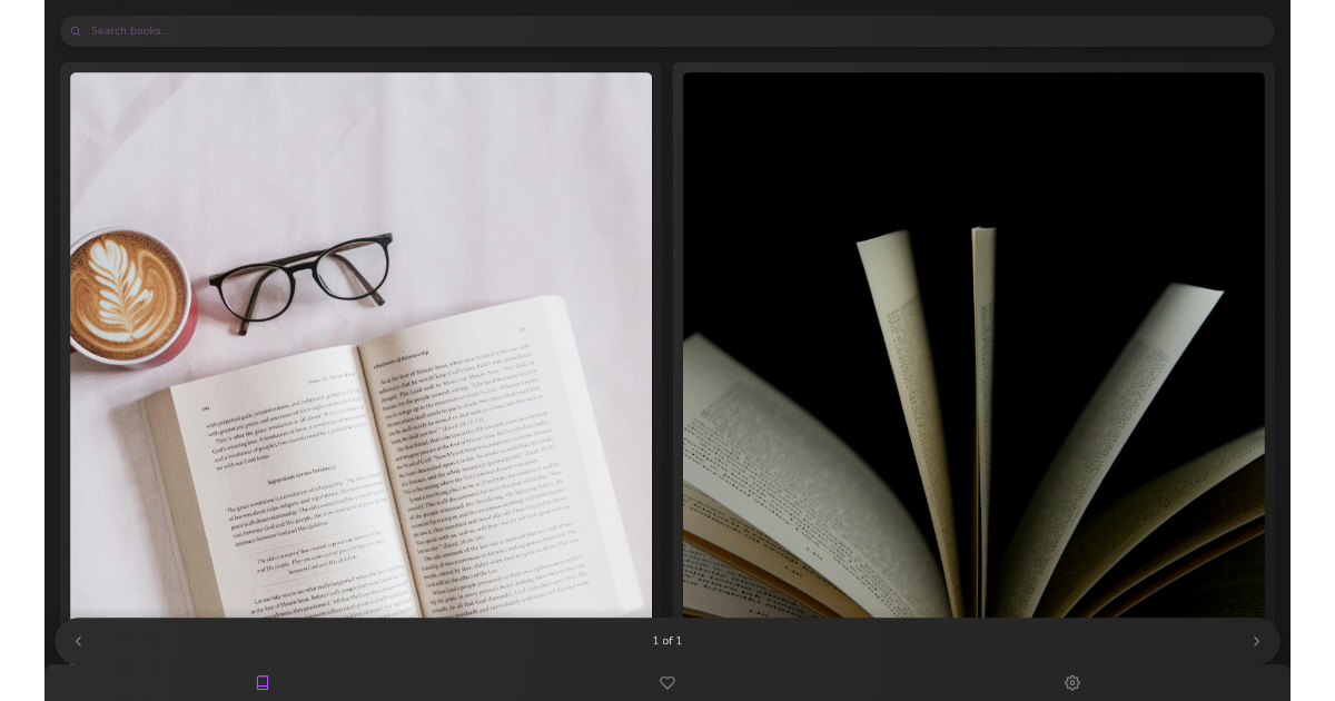 Dummy Books - Free React, Tailwind Component
