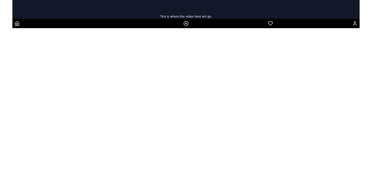 Home Screen - Free React, Tailwind Component