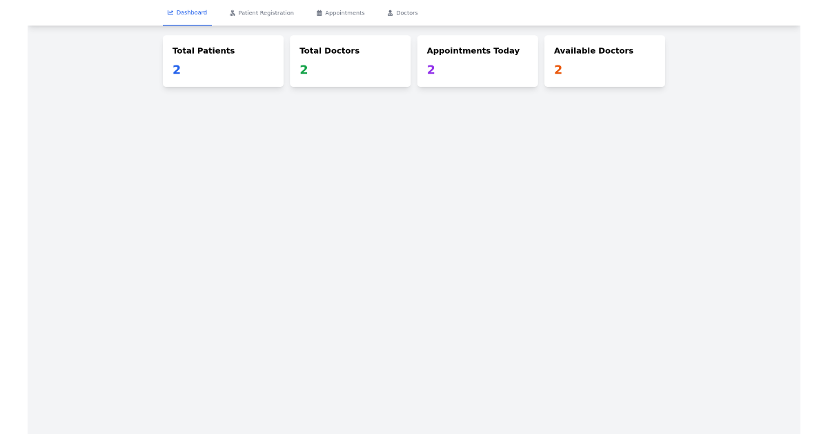 Hospital Management - Free React, Tailwind Component